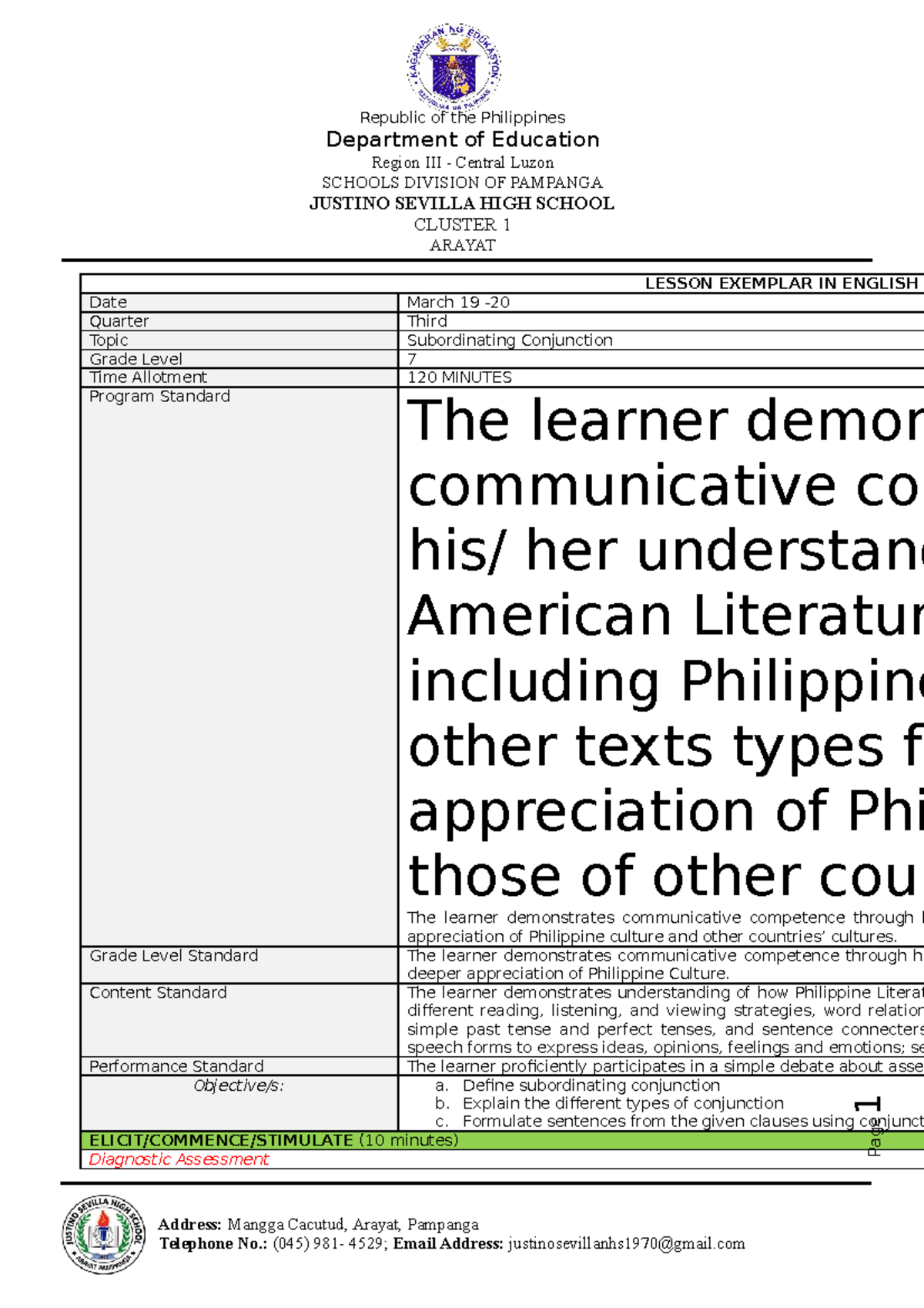 Salac-apple-week2 - exemplae - Department of Education Region III ...