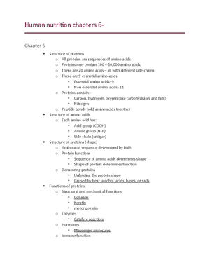 Ch 1 human nutrition - lecture note ch 1 - Human Nutrition What drives ...