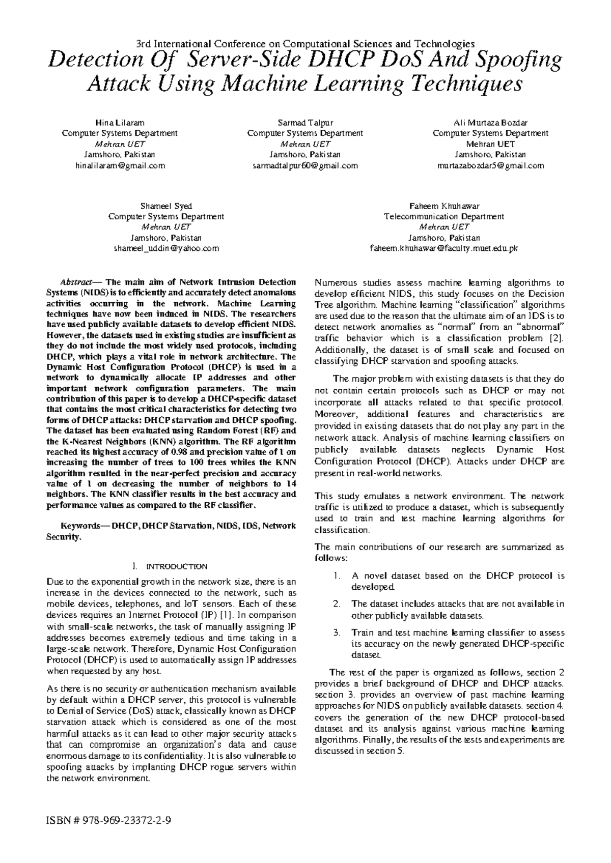 Researchpaper - Server side DHCP and Dos attack research paper ...