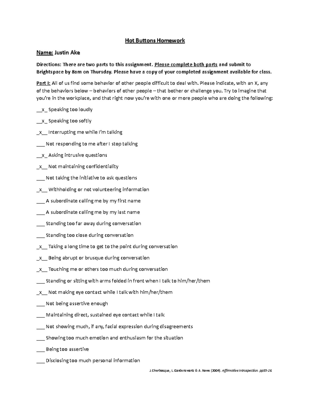 Hot Buttons Homework, Fall 2023 - Hot Buttons Homework Name: Justin Ake ...