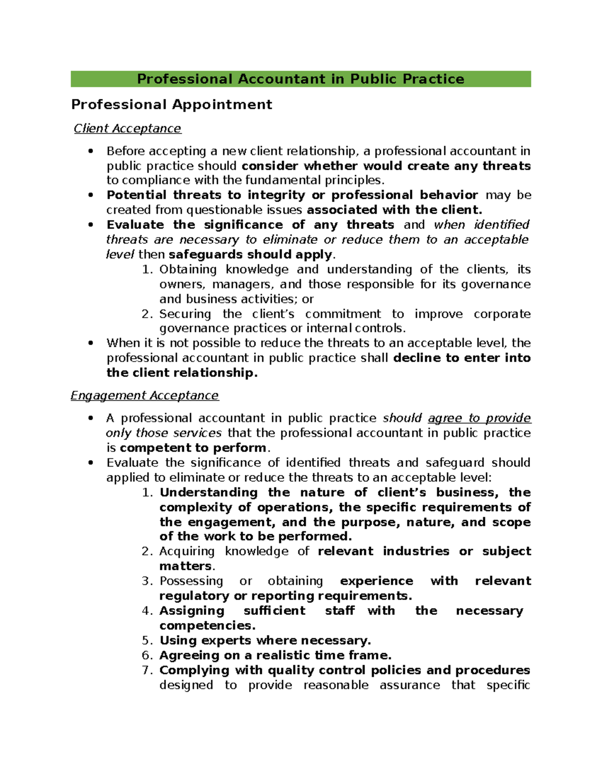 Professional Accountant in Public Practice - Professional Accountant in ...