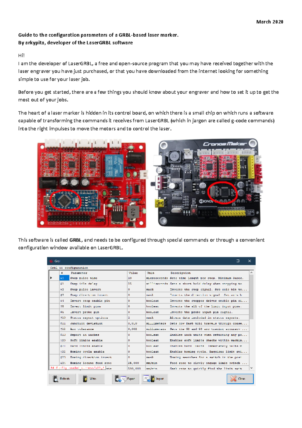 Grbl-Configuration-ENG - March 2020 Guide to the configuration ...