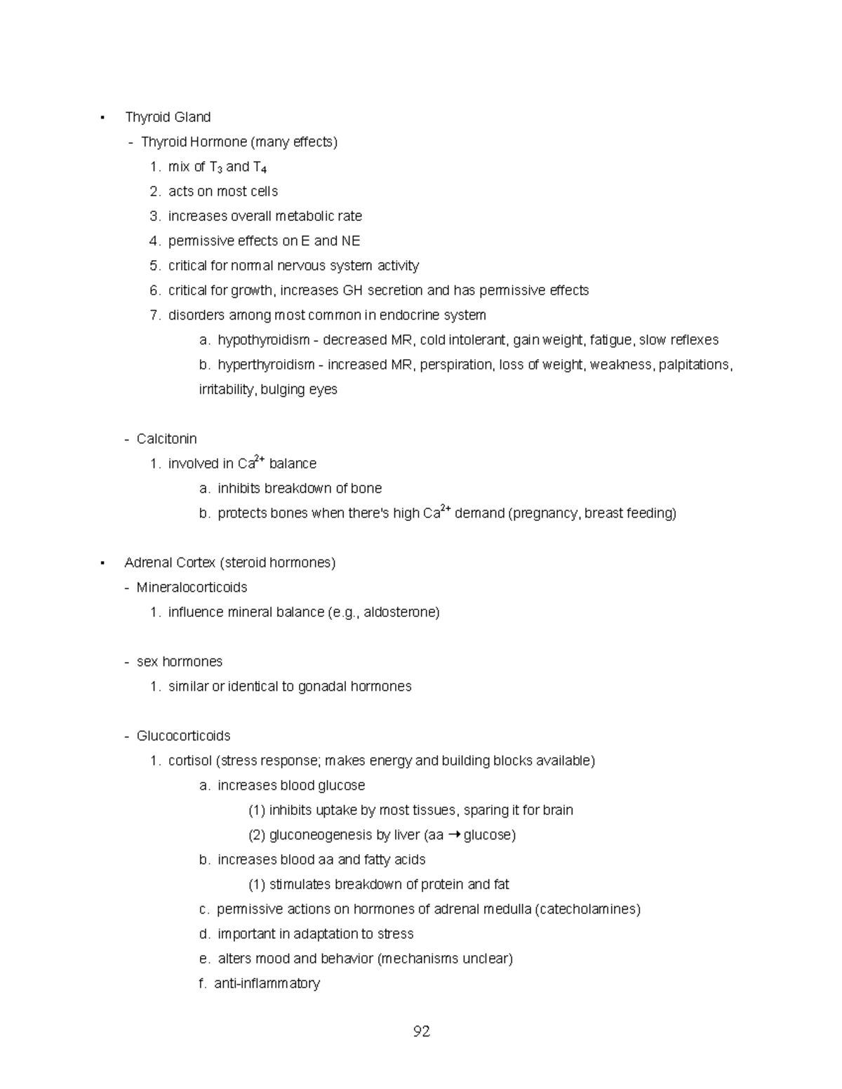 Human-Physiology 8 - Human Physiology Lecture Notes - Thyroid Gland ...