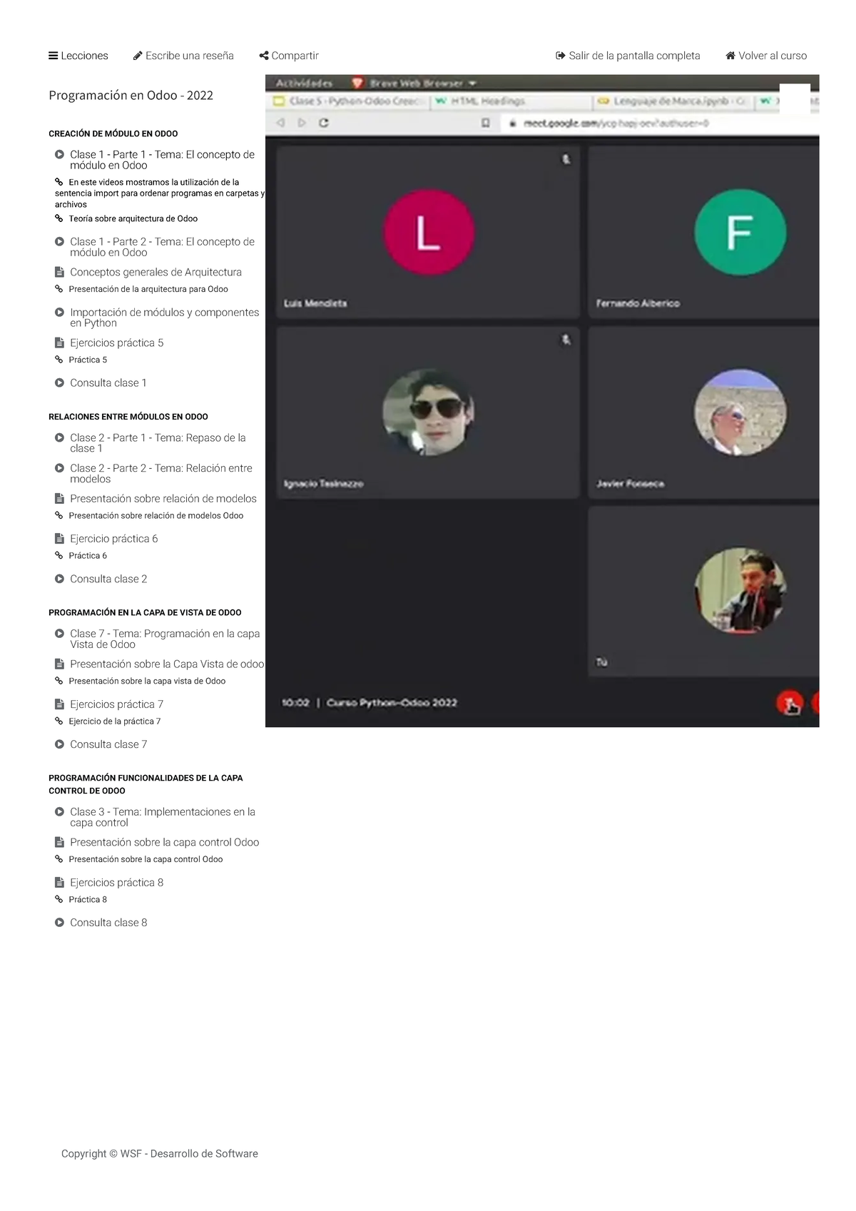 Clase 1 - Parte 1 - Tema El concepto de módulo en Odoo My Website ...