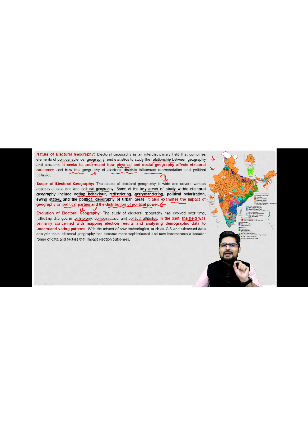 Electoral geography - Geography Honours - Studocu