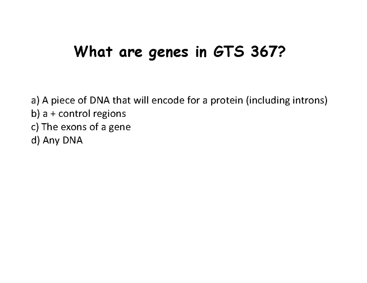 Class 1 Intro reproductive modes and popgen data - What are genes in ...