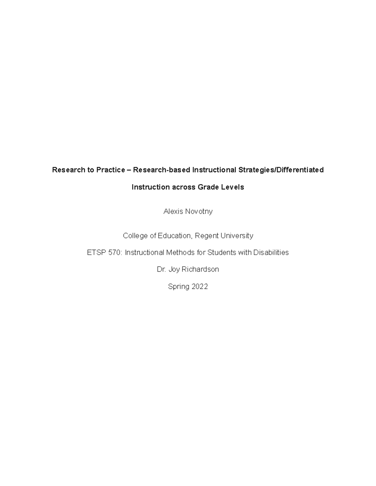 Research to Practice pdf - Research to Practice – Research-based ...