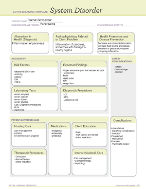 CT Scan - ATI template - ACTIVE LEARNING TEMPLATES THERAPEUTIC ...