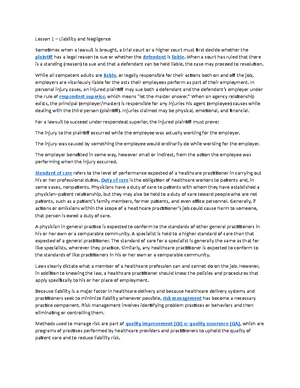 Intro to Health Care Reflection 7 - Yineisha Andardes 12/15/ M7 ...