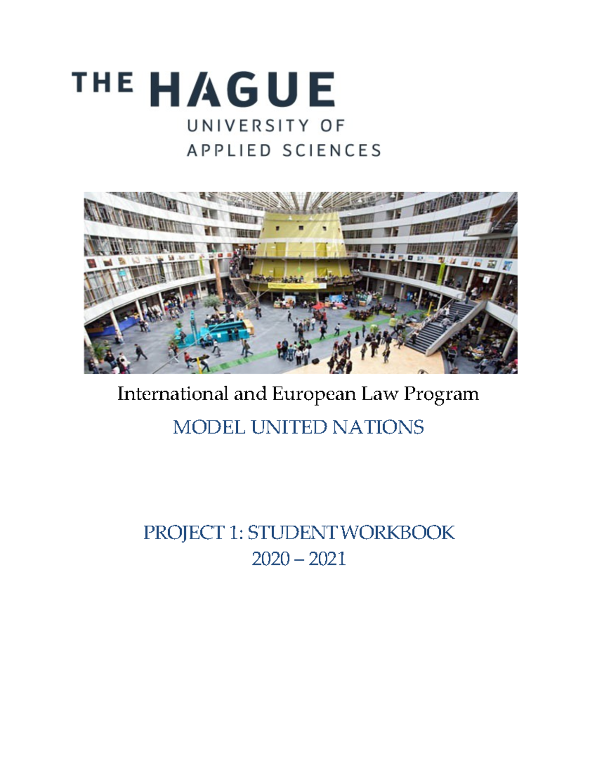 Project MUN 2021 Student Work Book - International and European Law ...