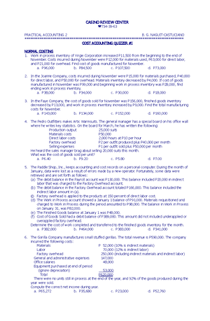 Problem 14-1 - BS Accountancy - Studocu