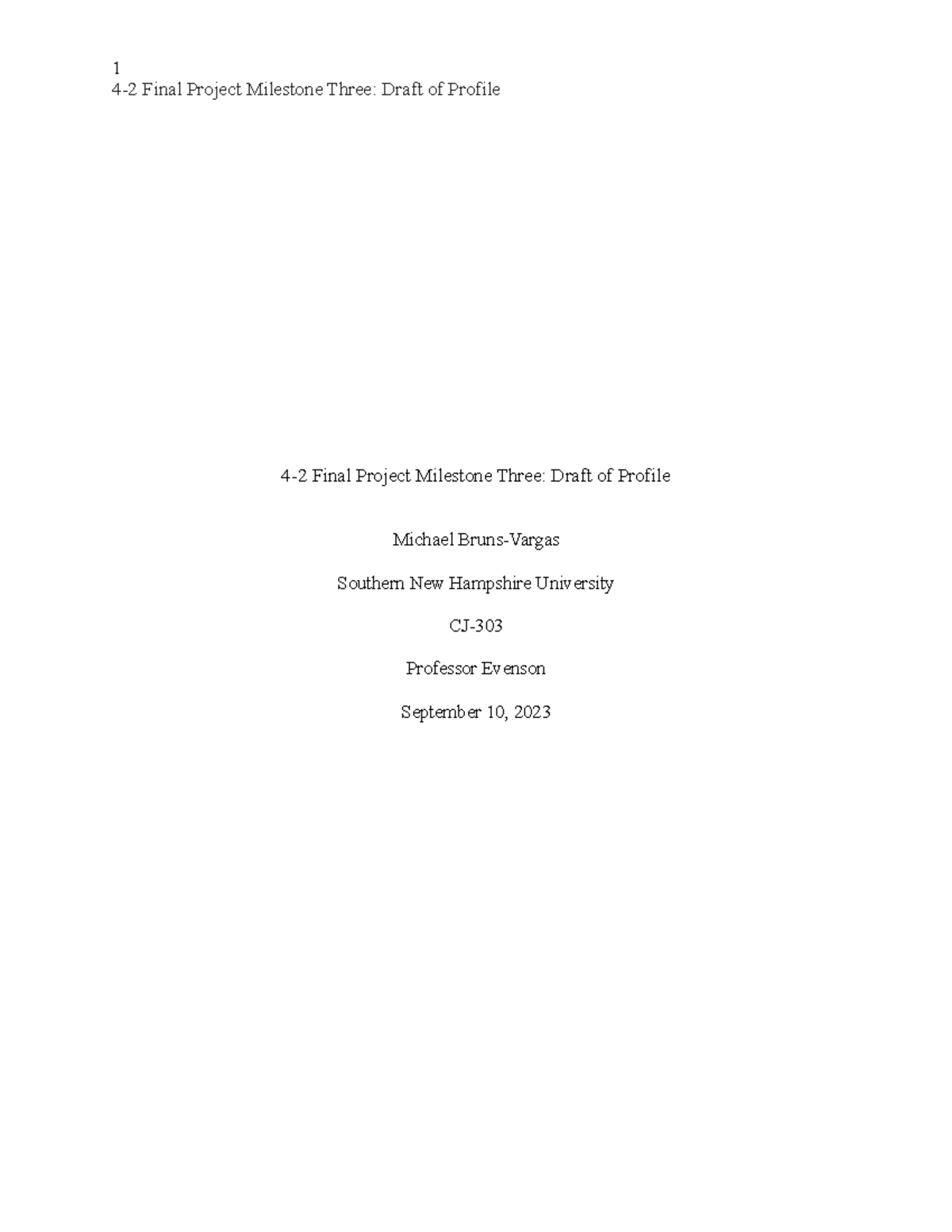 4 2 Final Project Milestone Three Draft Of Profile 4 2 Final Project Milestone Three Draft