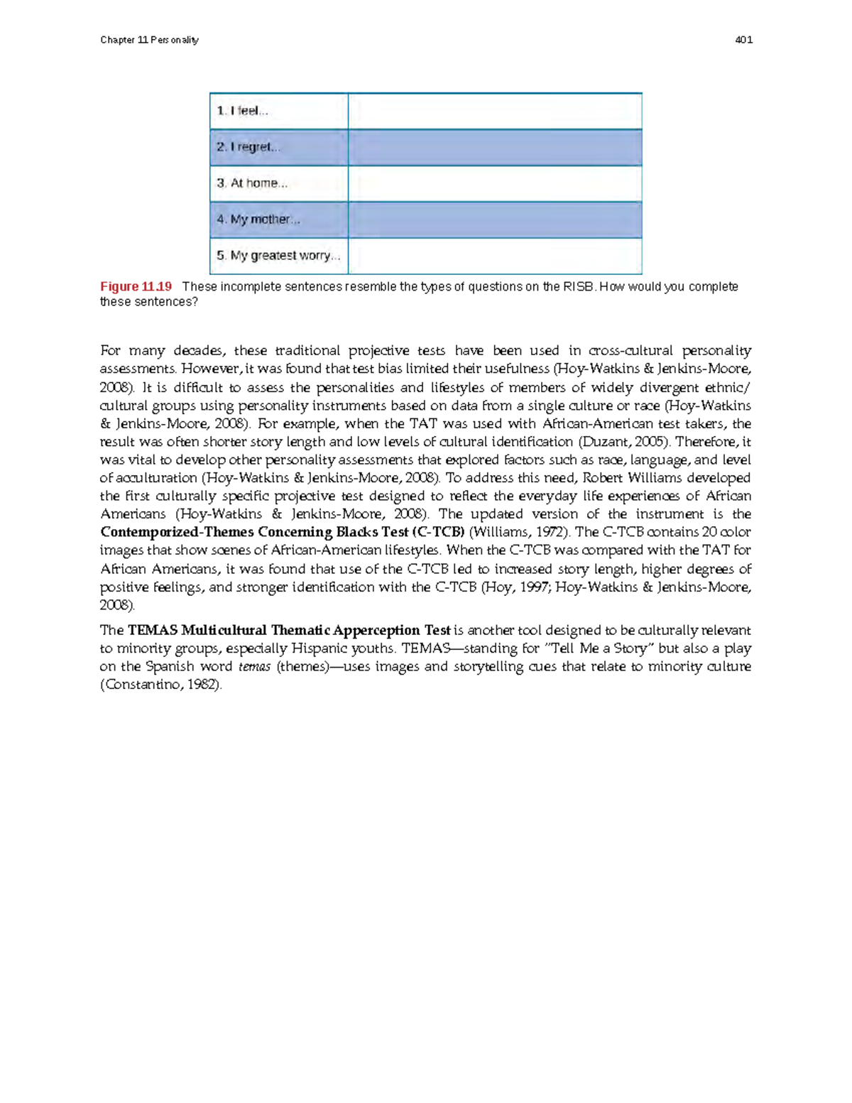 Psychology-LR-137 - Lecture - Figure 11 These incomplete sentences ...