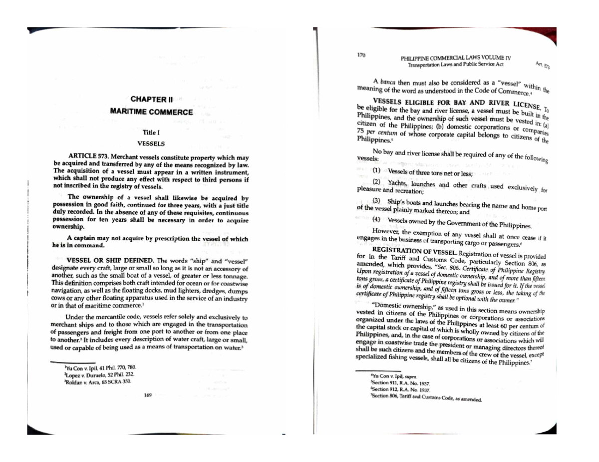 Maritime commerce pages - crimpro - Studocu