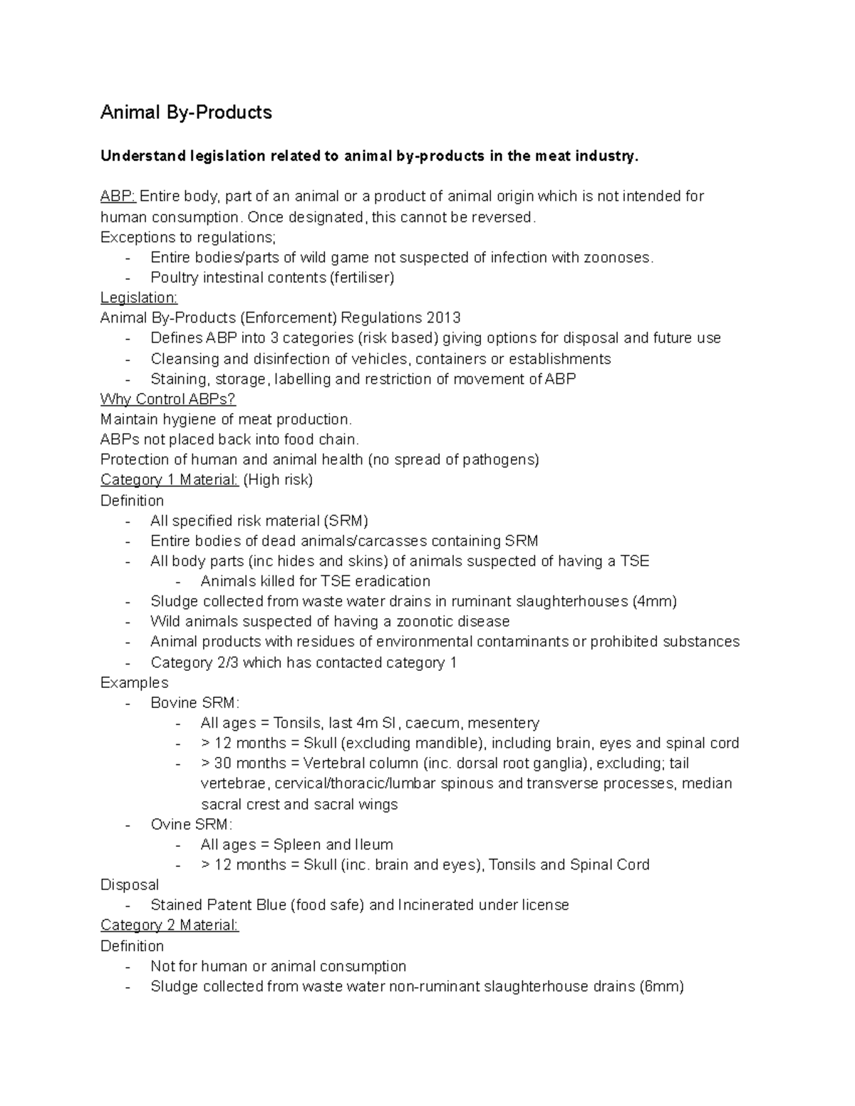 Animal By-Products - Andy Grist - Animal By-Products Understand ...