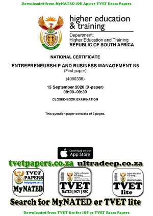 2021 August 5 Electrical Trade Theory N2 MEMO - NATED GO NATIONAL ...