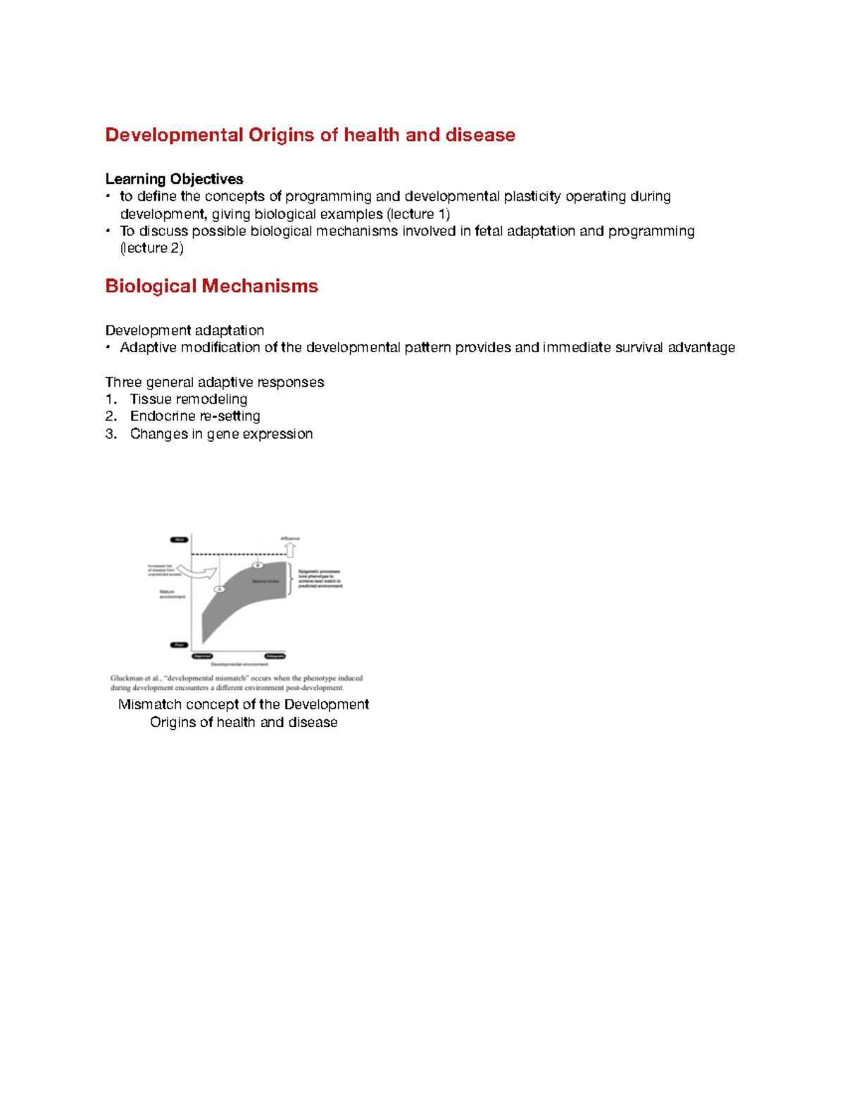 Developmental Origins of Health and Disease - Workshop 🔘 ...