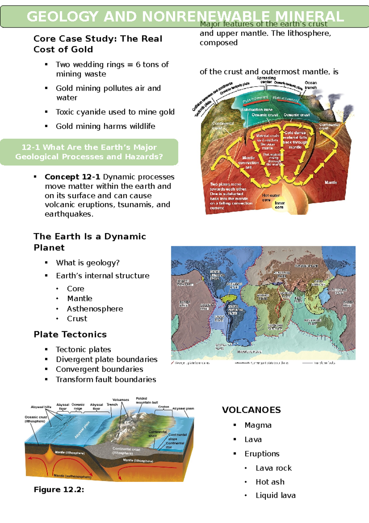 Environmental Science 2 - Core Case Study: The Real Cost of Gold Two ...