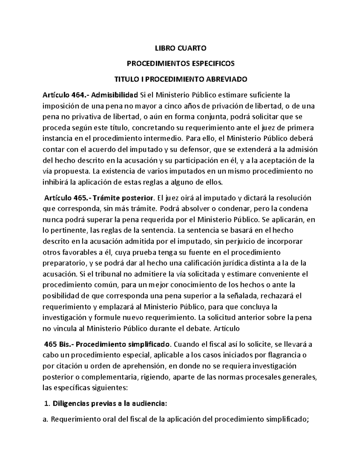 Procedimientos especiales - LIBRO CUARTO PROCEDIMIENTOS ESPECIFICOS ...