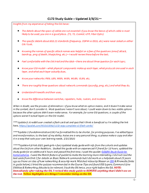 Comp TIA+Network++(N10-008)+(Study+Notes) - Study Notes Network+ Exam ...