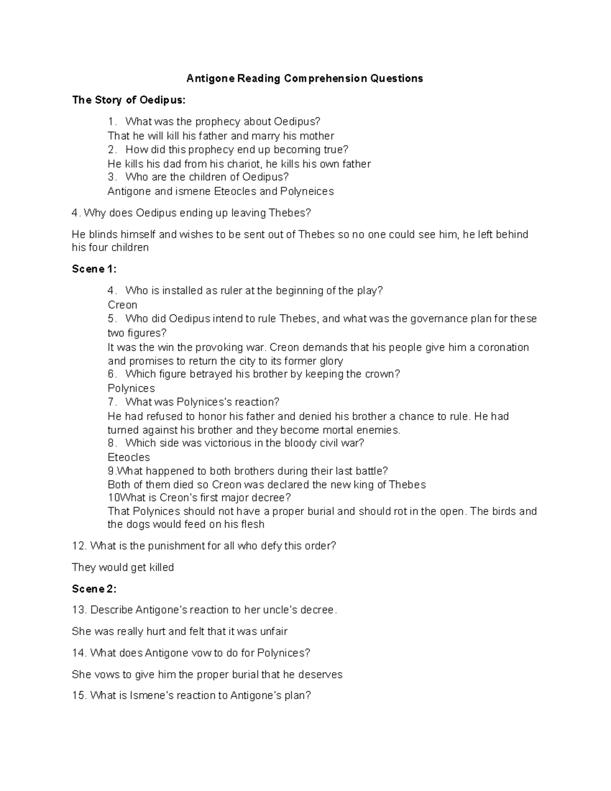 Antigone reading guide 1209381290301232113jkhkja fkkasfasf - ENGL 3176 ...