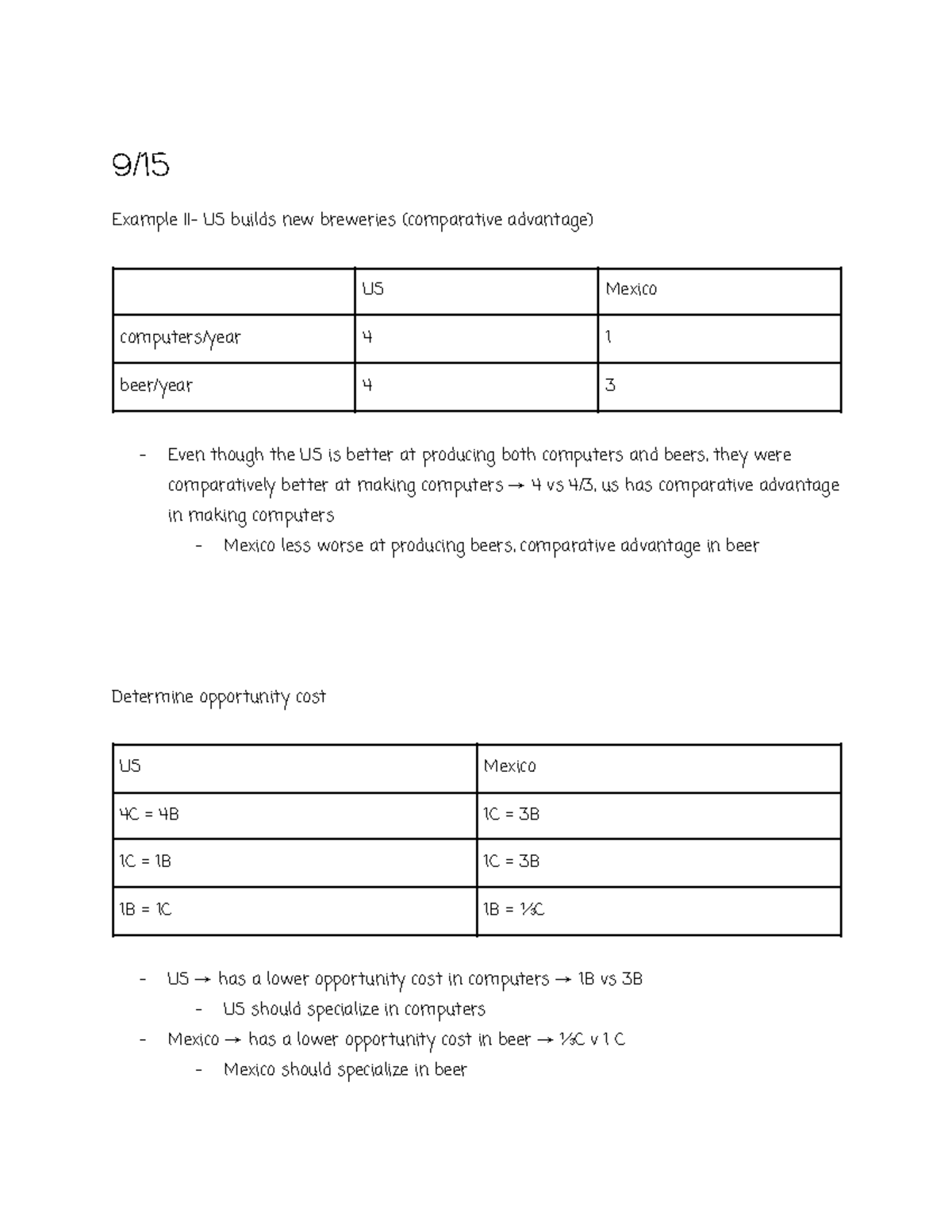 Econ 162 5 - Kenneth Christianson - 9/ Example II- US builds new ...