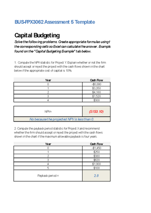 Week 1 assignment - BUS3062 Week 1 Assignment Template Respond to the ...