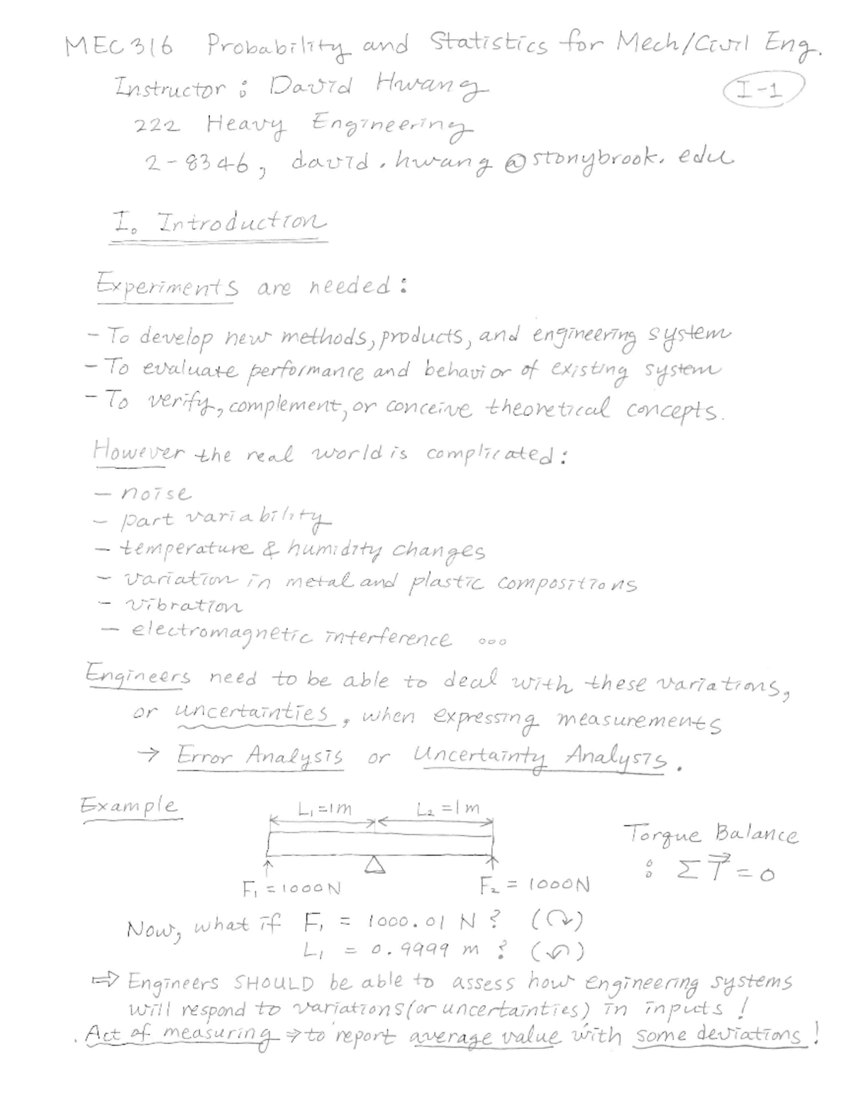 MEC214 Lecture Note #1 - ####### ME ~ l b pro \00-10;- h~ CVV\c1 ...