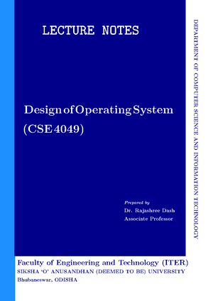 Operating System - short notes with important theory - Operating System ...