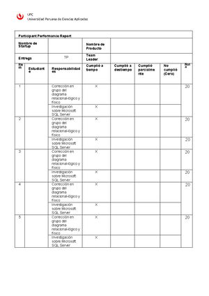 Diseño de base de datos - SI400 - UPC - Studocu