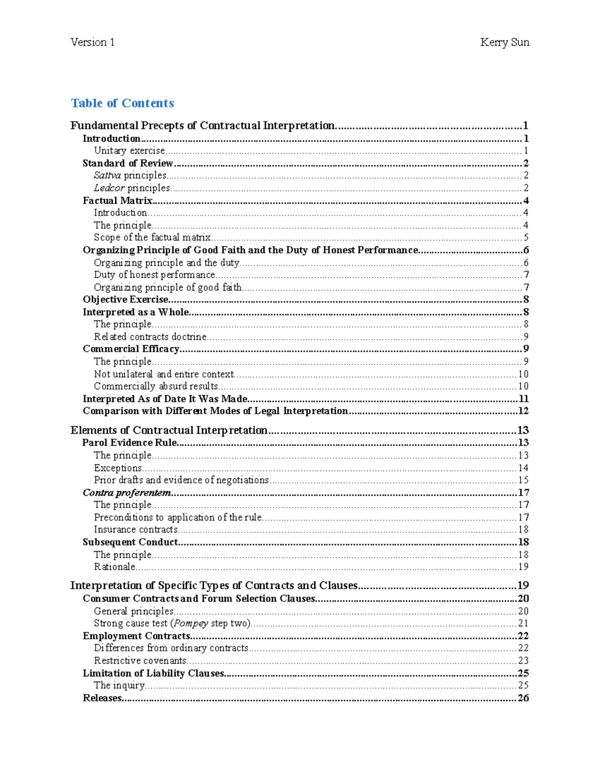 Advanced Contracts, Hall, 2018 , Map - Sun - Version 1 Kerry Sun ...
