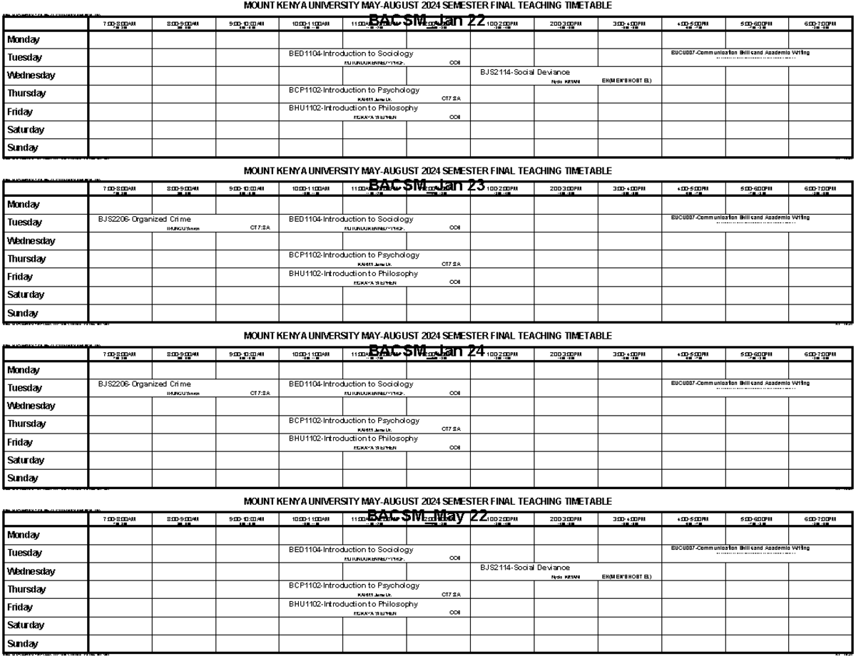 MAY- August 2024 Teaching - MOUNT KENYA UNIVERSITY, P. O. BOX 342 ...