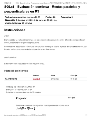 S04.s2 - Evaluación continua - Vectores en R3 - S04 - Evaluación continua - Vectores en R Fecha ...