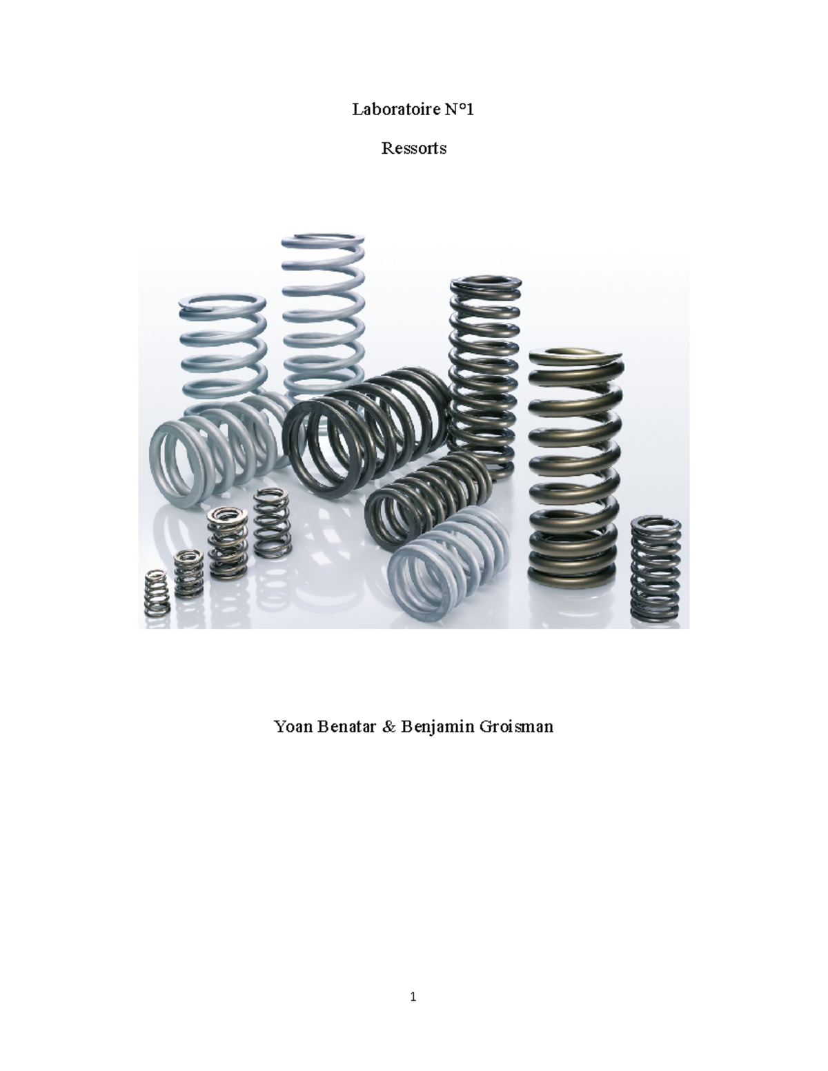 Laboratoire N. 1 - lab - Laboratoire N° Ressorts Yoan Benatar ...