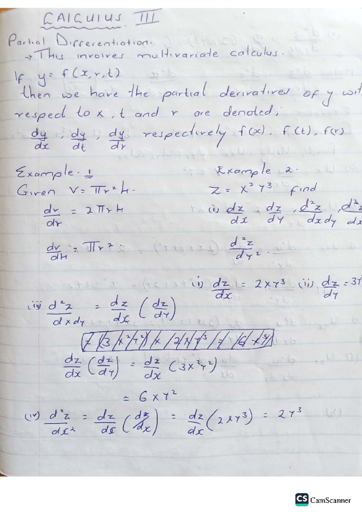 Calculus 3 - Calculus 3 - Studocu