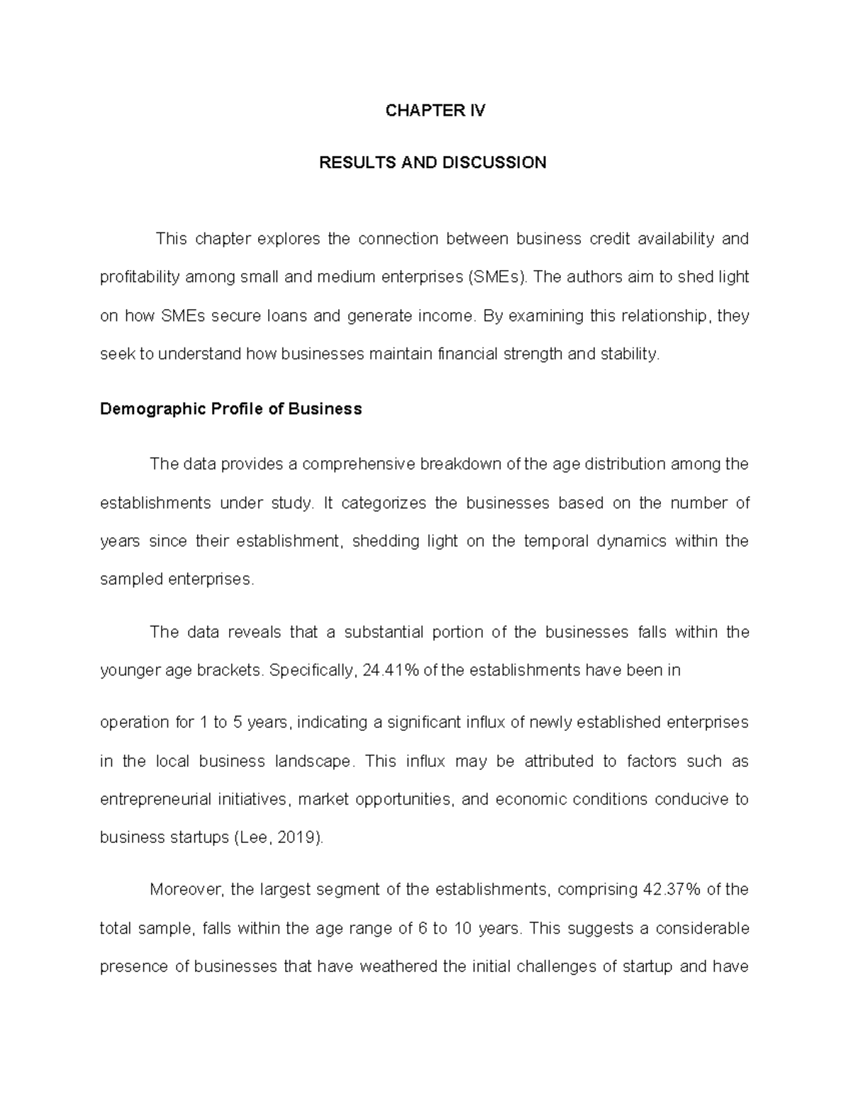 result of study - CHAPTER IV RESULTS AND DISCUSSION This chapter ...