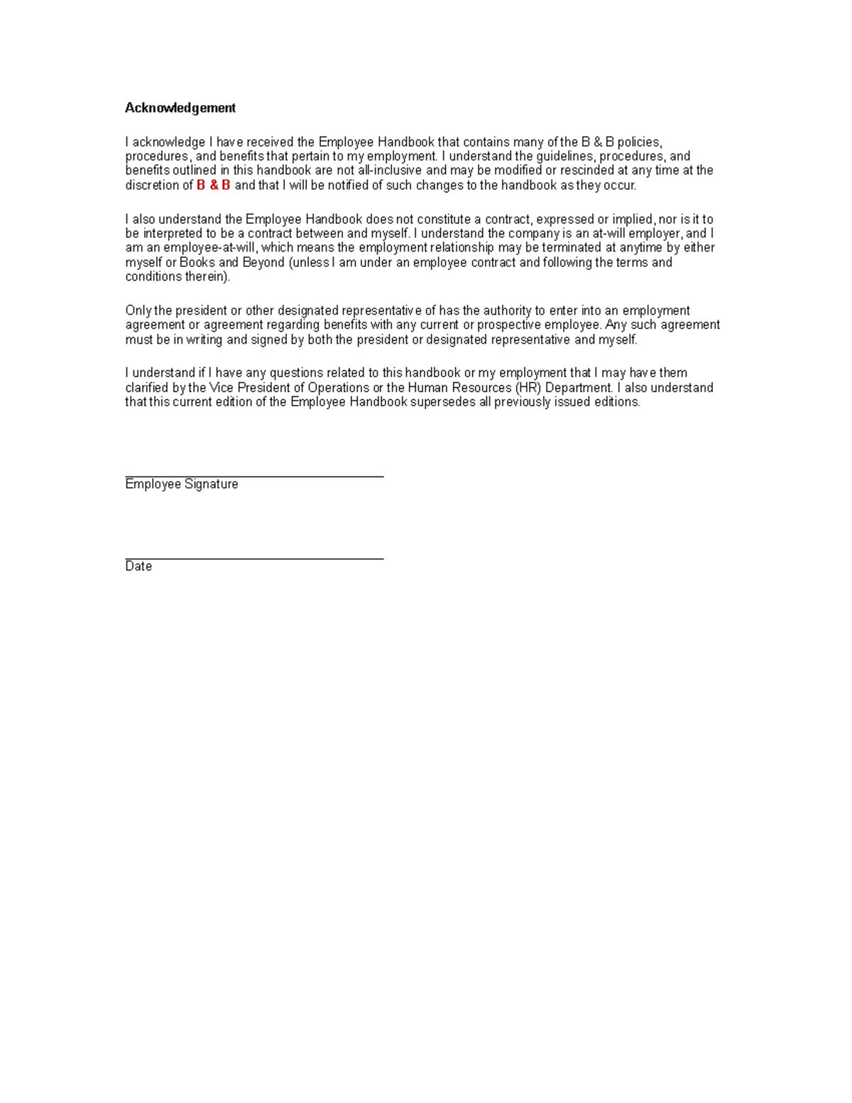 Merged Contract - MS Word Lessons - Acknowledgement I acknowledge I ...