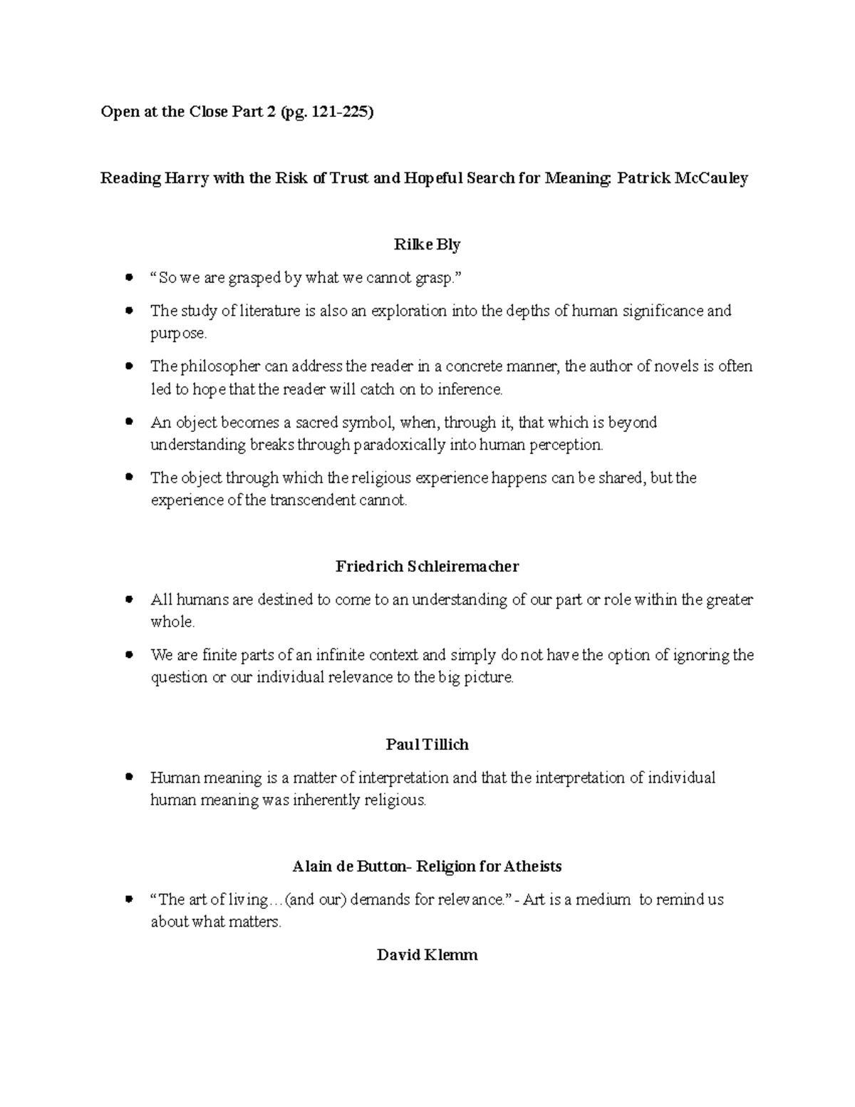 Open at the Close Part 2 (121-225) - Open at the Close Part 2 (pg. 121 ...