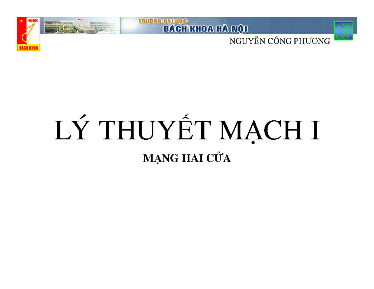 03 Mang2cua2020 mk - fasdfasdf - NGUYỄN CÔNG PHƯƠNG LÝ THUYẾT MẠCH I ...