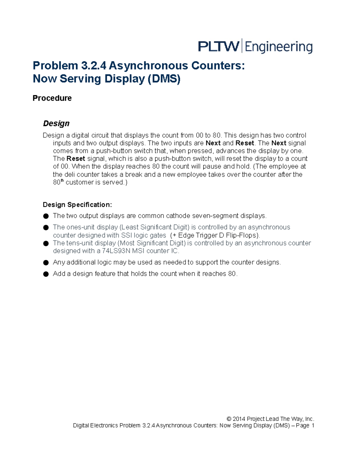 3.2.4.Submissions Document - Problem 3.2 Asynchronous Counters: Now Serving Display (DMS ...
