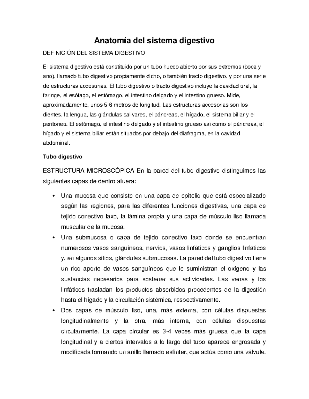 Anatomía del sistema digestivo - Warning: TT: undefined function: 32 Anatomía del sistema ...