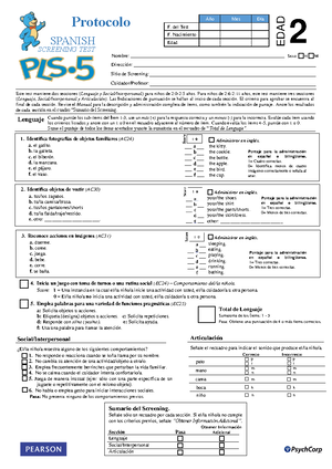 Screening 2 Años - Sirve para el test de PLS5 - ####### 4. Inicia un ...