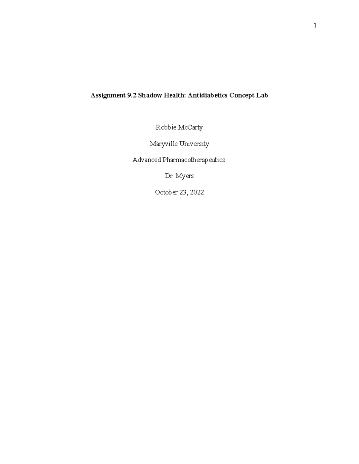 Assignment 92 Shadow Health Antidiabetics Concept Lab - Deprecated API ...