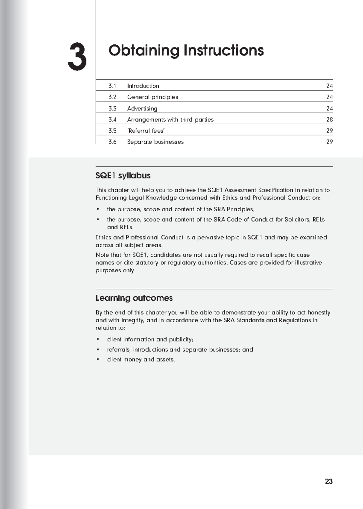 Obtaining Instructions - SQE1 syllabus This chapter will help you to ...