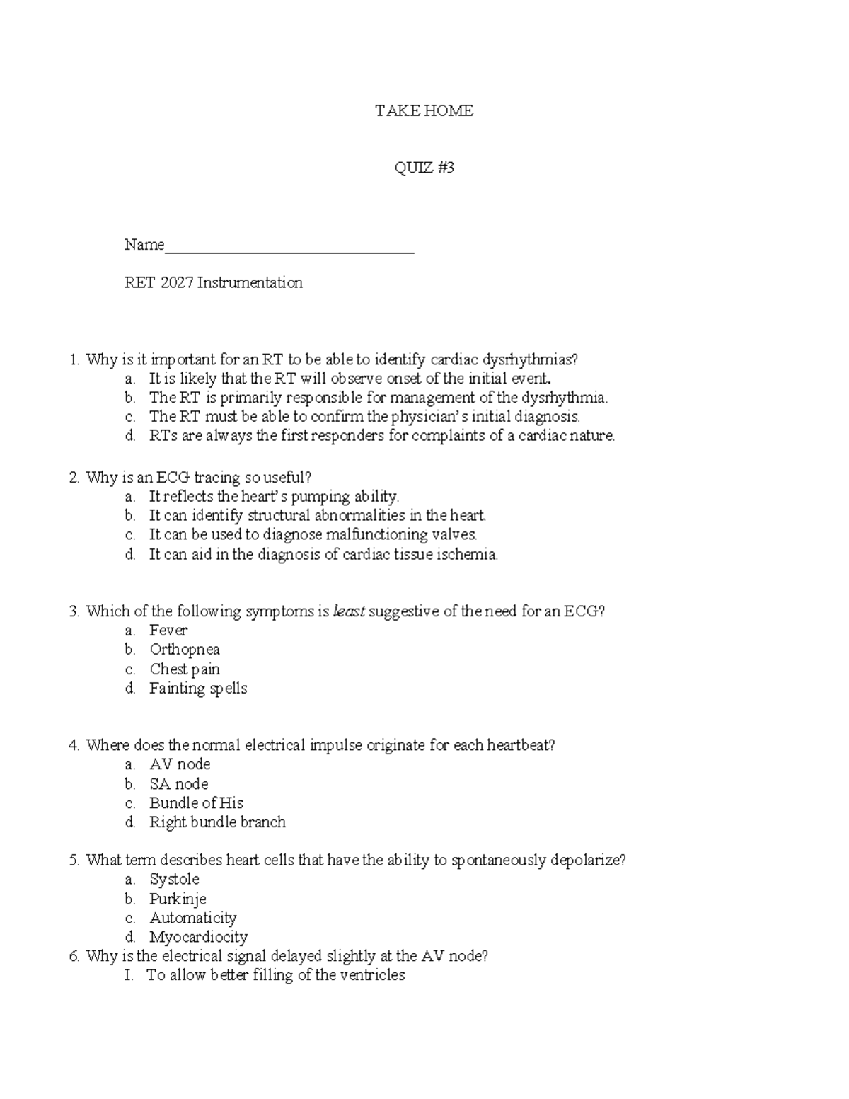 TAKE+HOME+Quiz+%233 - Nndndn - TAKE HOME QUIZ Name ...