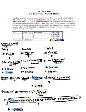 Physics chapter 1 homework - Physic encepter I homework a 890ft 271 m ...