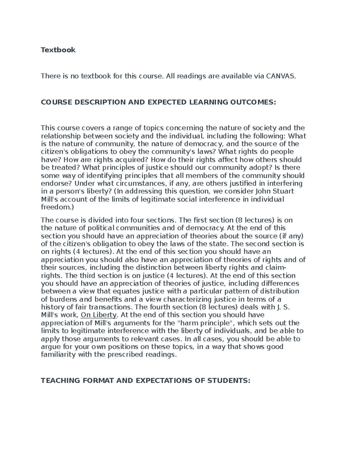 Textbook - sjfnjbejbfh - Textbook There is no textbook for this course ...