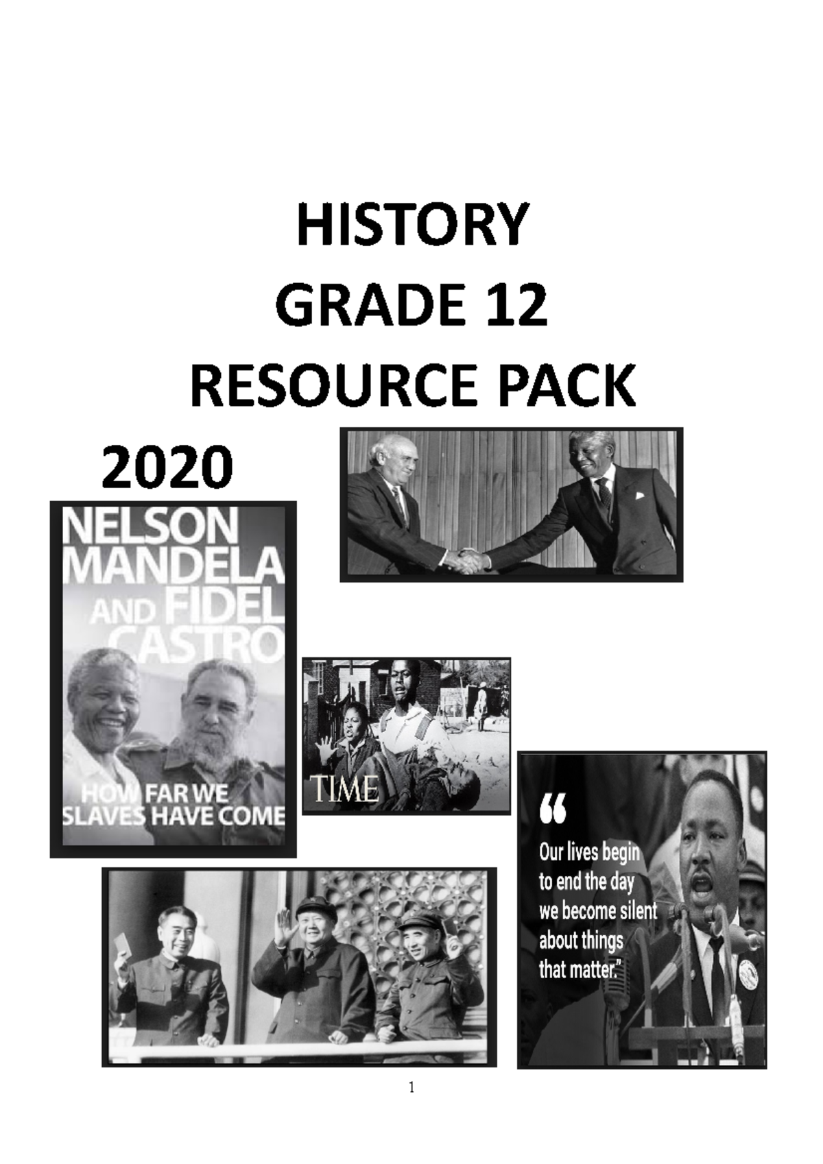 Gr 12 Resource Pack Paper Learners - HISTORY GRADE 12 RESOURCE PACK ...