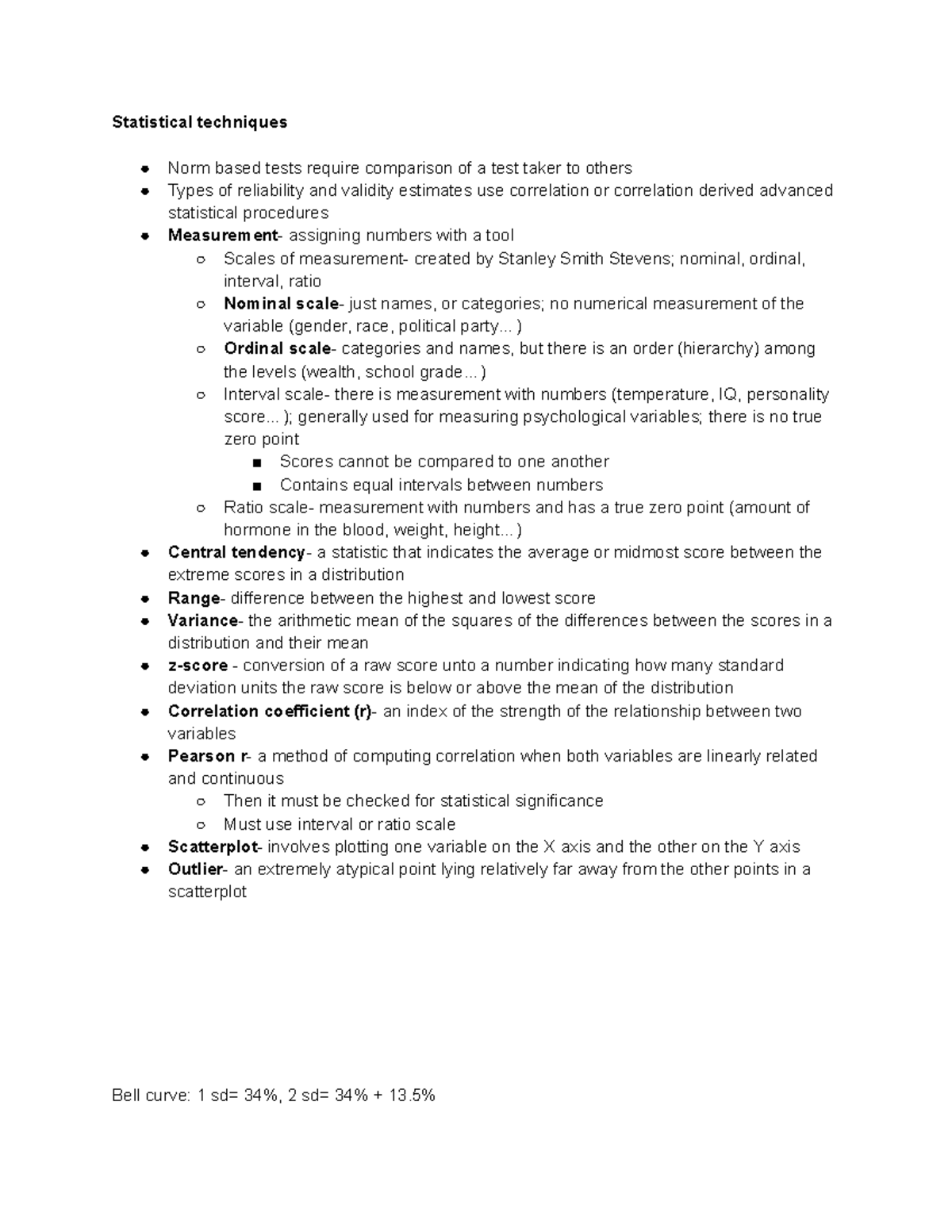 Statistical Techniques Statistical Techniques Norm Based Tests statistical-techniques-statistical-techniques-norm-based-tests