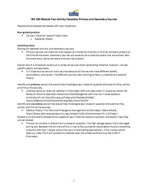 HIS 100 Module Two Activity Research Question Template - HIS 100 Module ...